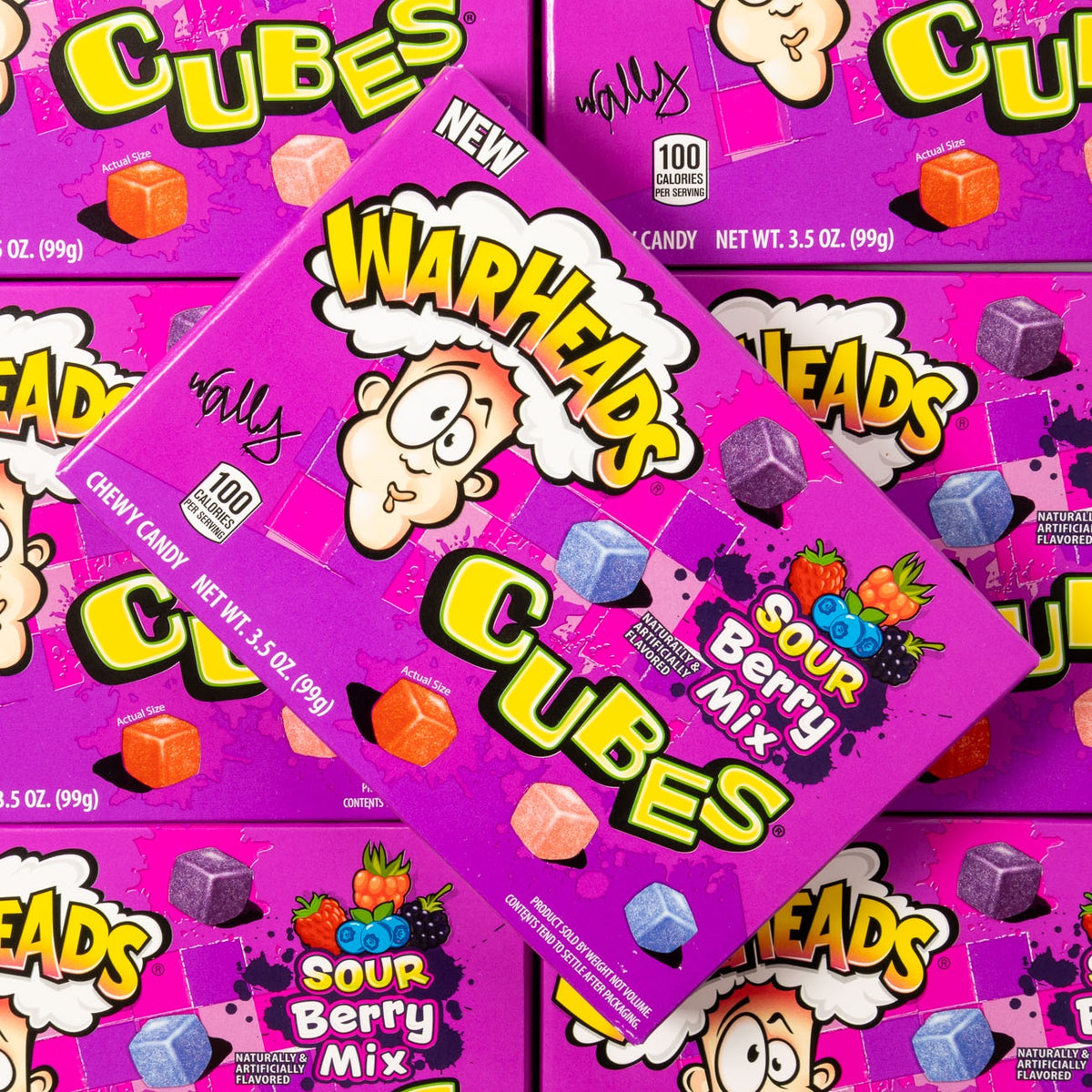 Warheads Sour Berry Cubes Theatre Box 99g | LollyShop | NZ – LollyShop NZ