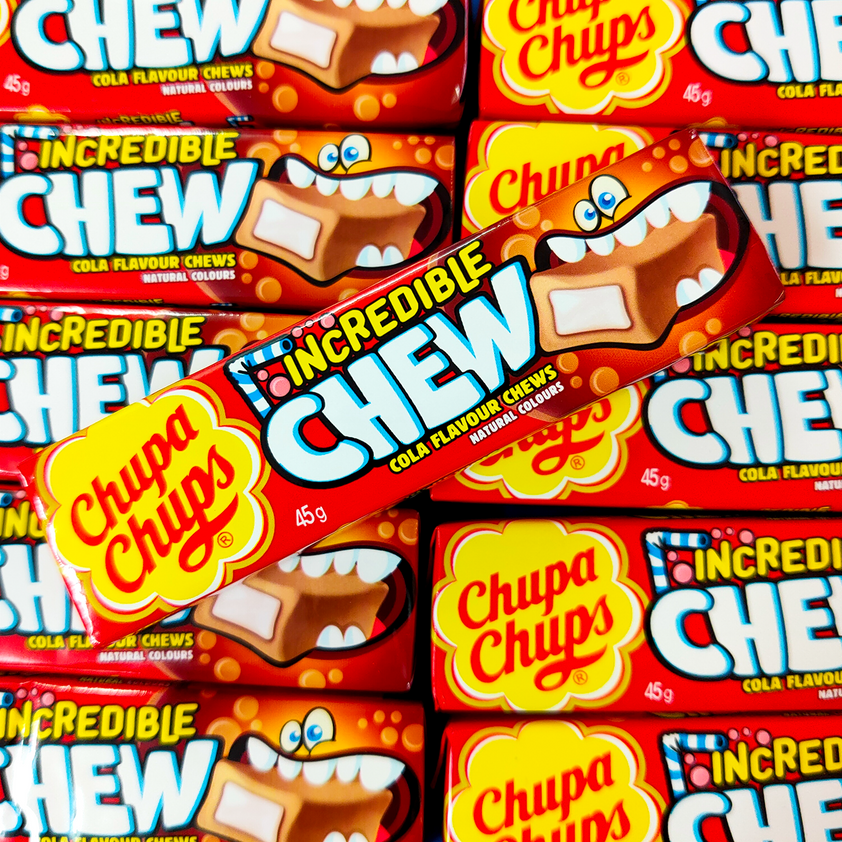 Chupa Chups Incredible Chew 45g – LollyShop NZ