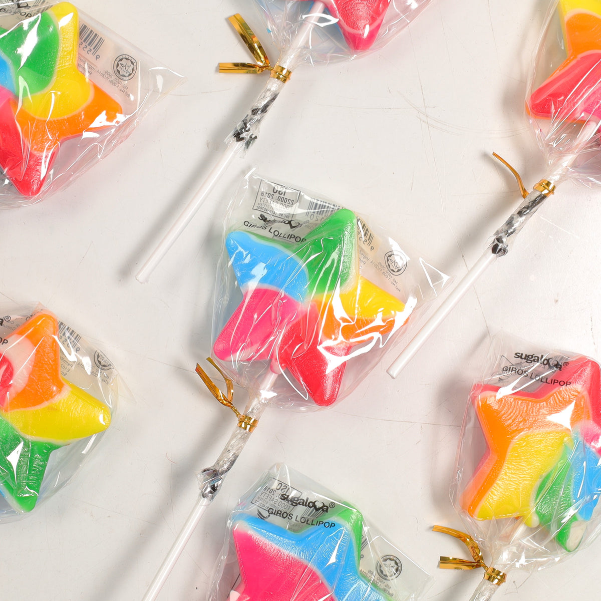 Swirly or Star Lollipop Rainbow – LollyShop NZ
