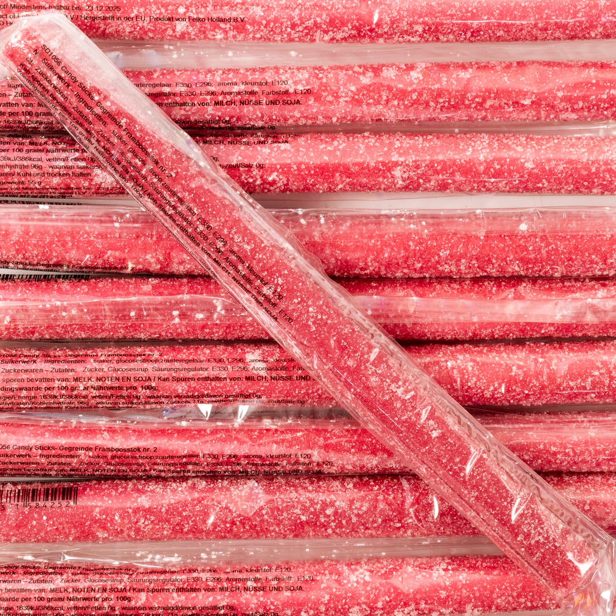 Sugared Raspberry Candy Stick 55g | LollyShop | NZ – LollyShop NZ