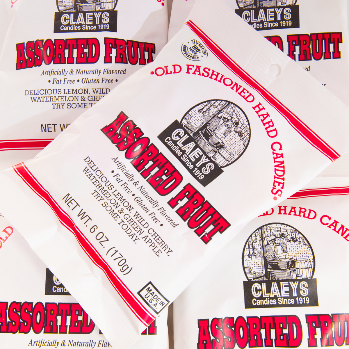 Claeys Old Fashioned Hard Candy - Assorted Fruit – LollyShop NZ