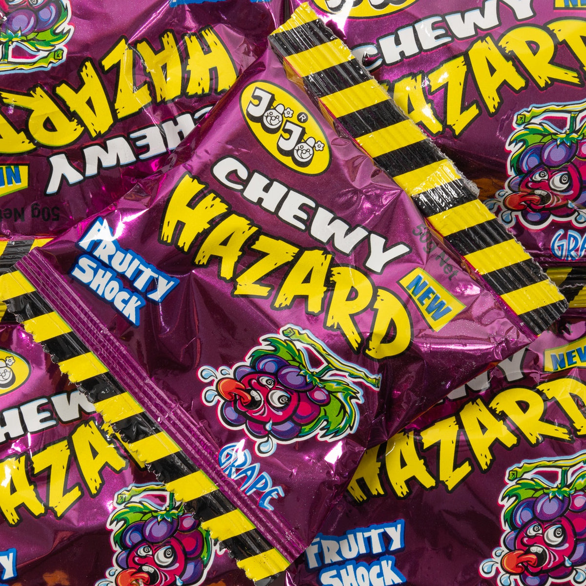 Chewy Hazard Fruity Shock 50g | LollyShop | NZ – LollyShop NZ