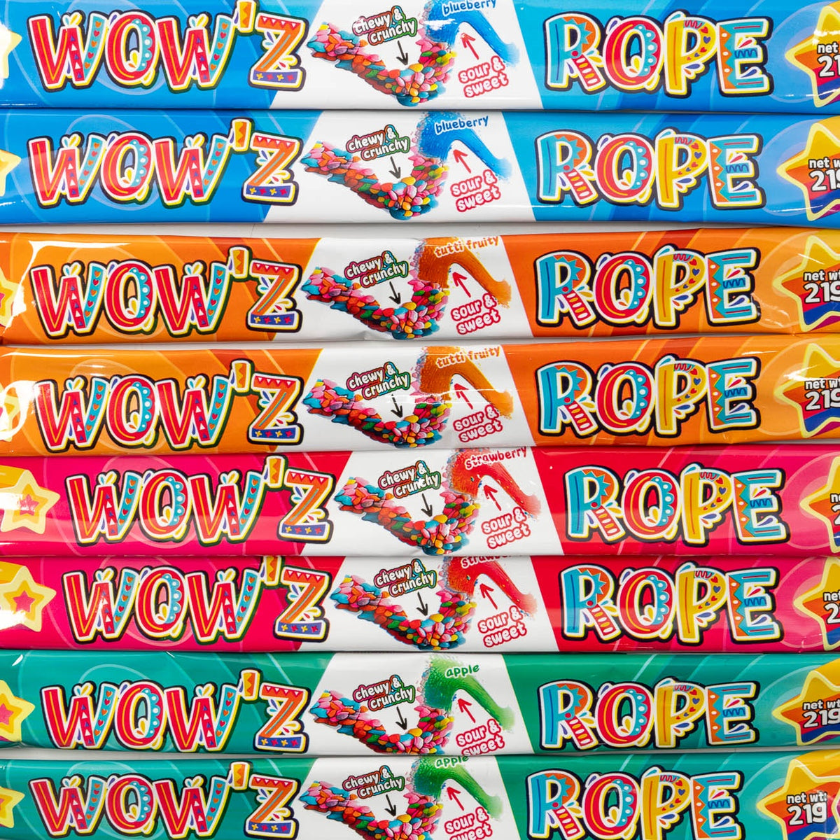 Wow'z Rope 21g | LollyShop | NZ – LollyShop NZ