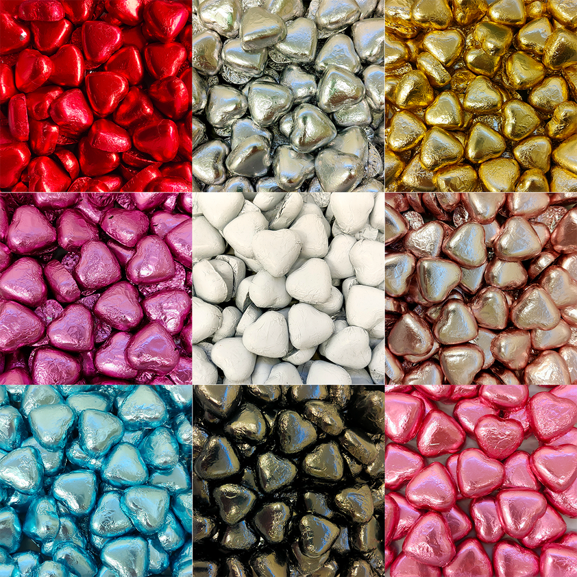 Mini Chocolate Hearts – LollyShop NZ