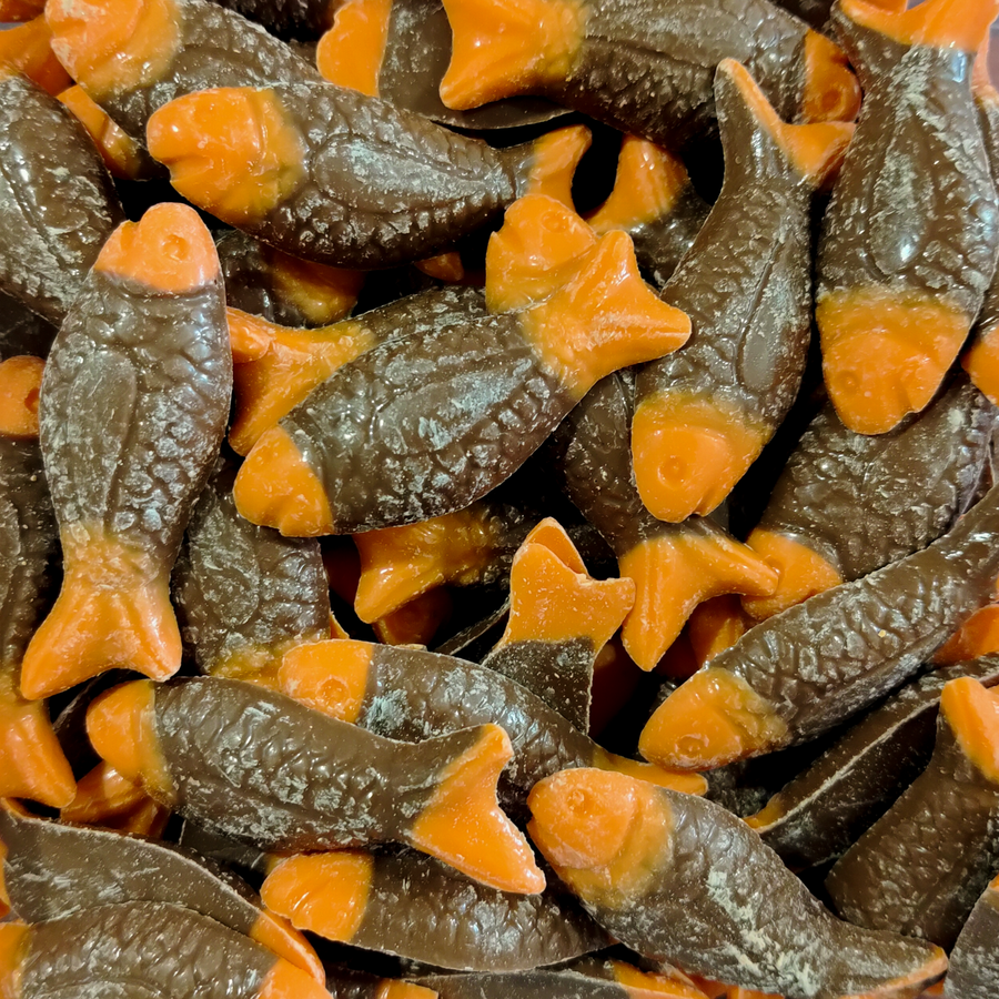 Orange Chocolate Fish (Mayceys) | LollyShop | NZ – LollyShop NZ