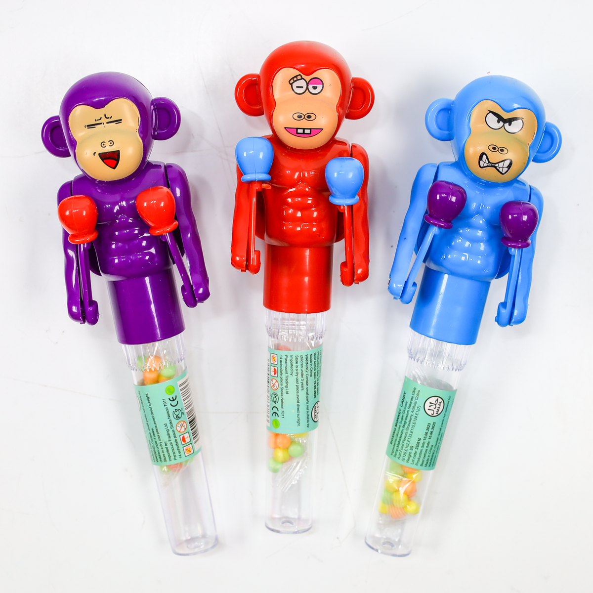 Boxing Monkey Toy with candy 5g | LollyShop | NZ – LollyShop NZ